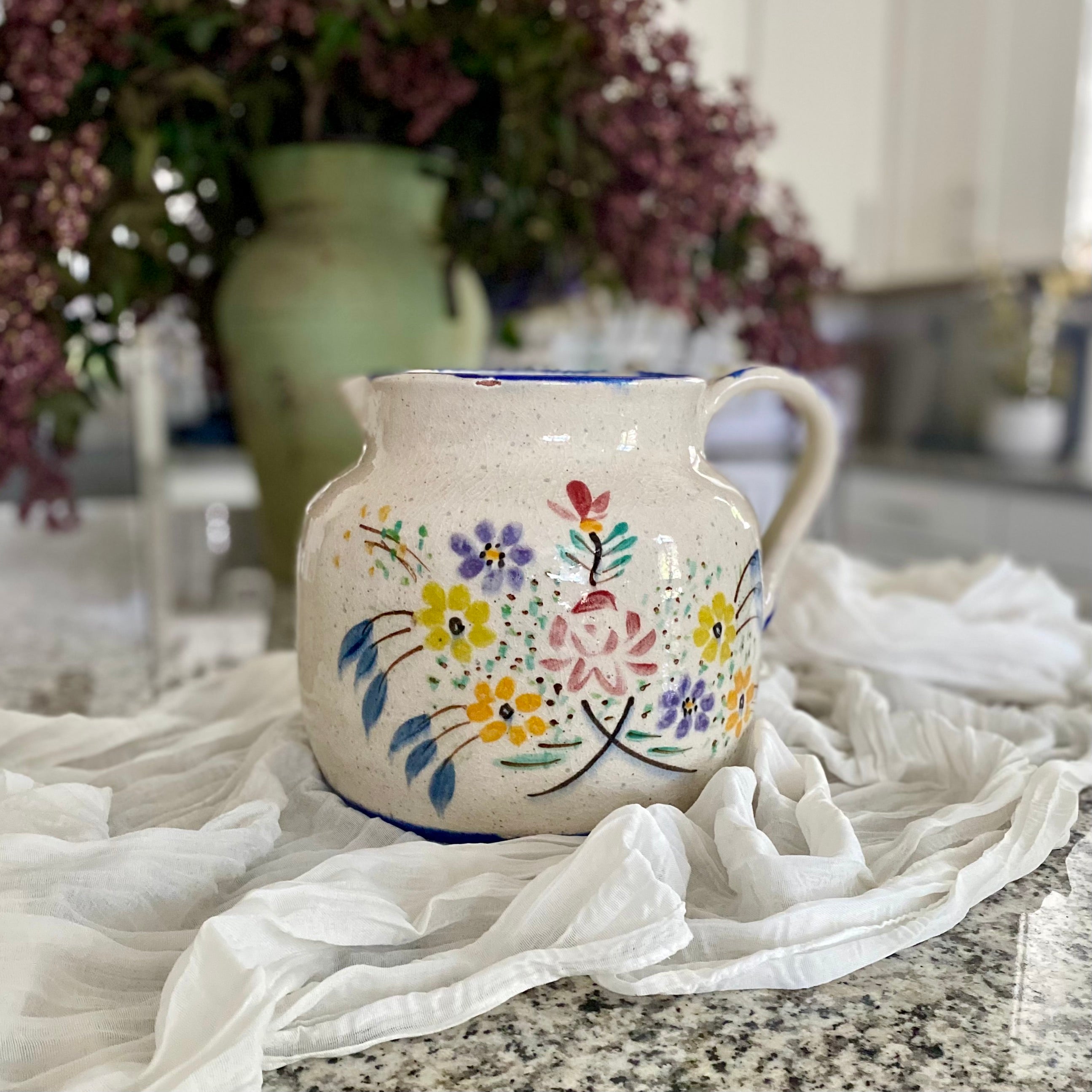 Artisanal Terracotta Pitcher – Decor By Amanda