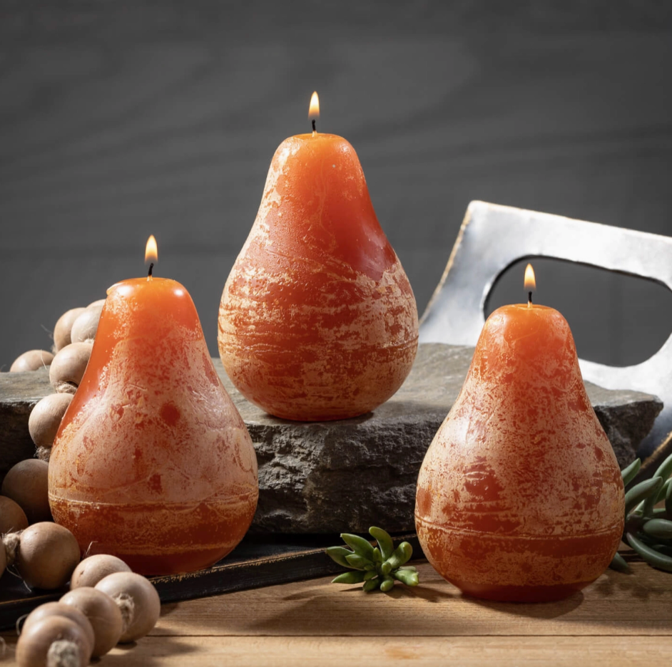 Pear Candles Available in Multiple Colors – Decor By Amanda